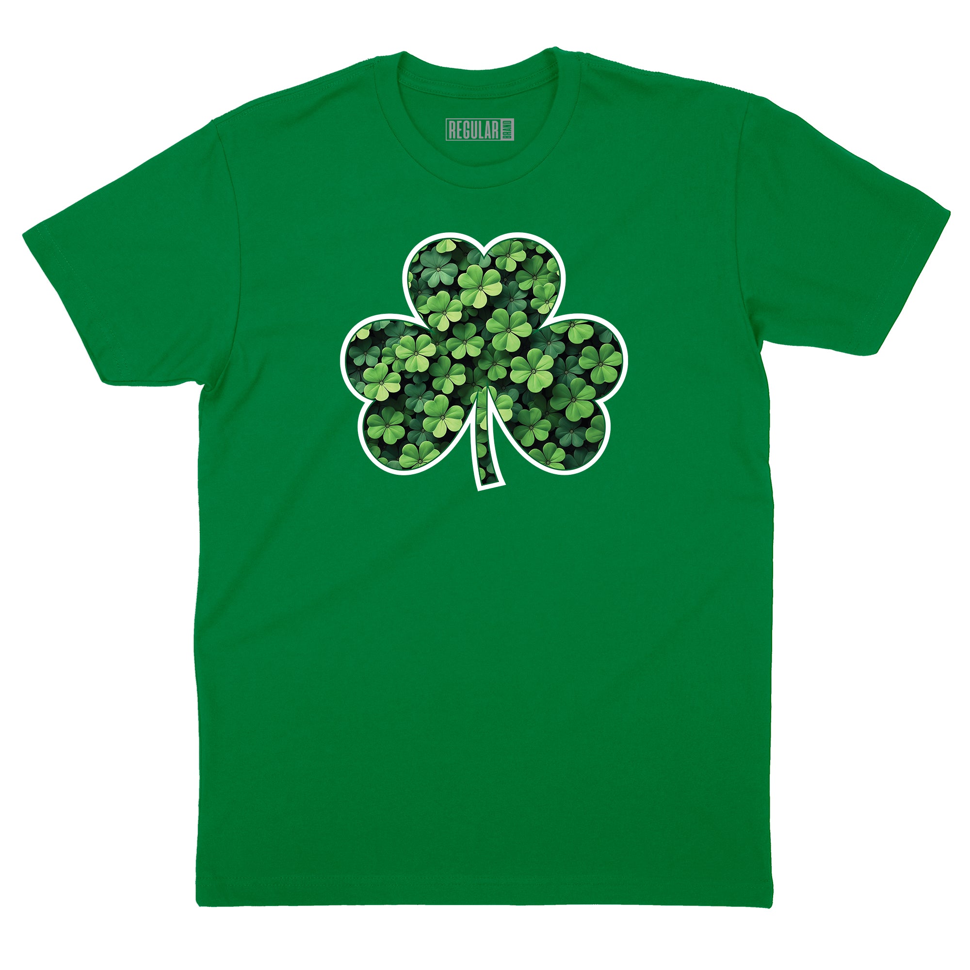 Shamrock Patch T-Shirt - Irish Pride Gift | Regular Guy Tees